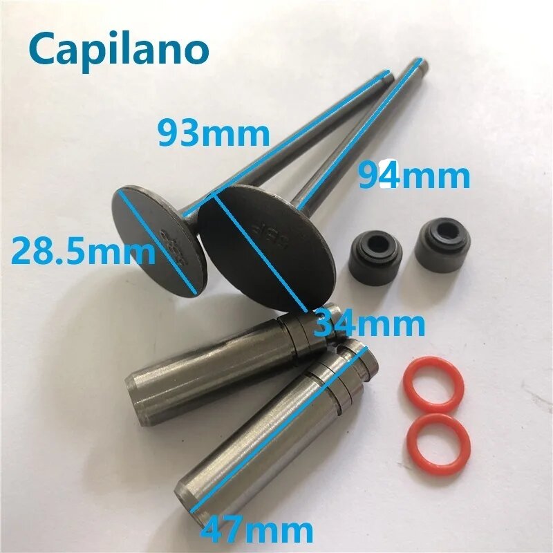 Направляющая штока впускного и выпускного клапана мотоцикла для Yamaha XT225 Serow XT 225 85-07 TT225 TW225E TW225 TTR225 TT TTR TW 225 valve-guide-seal