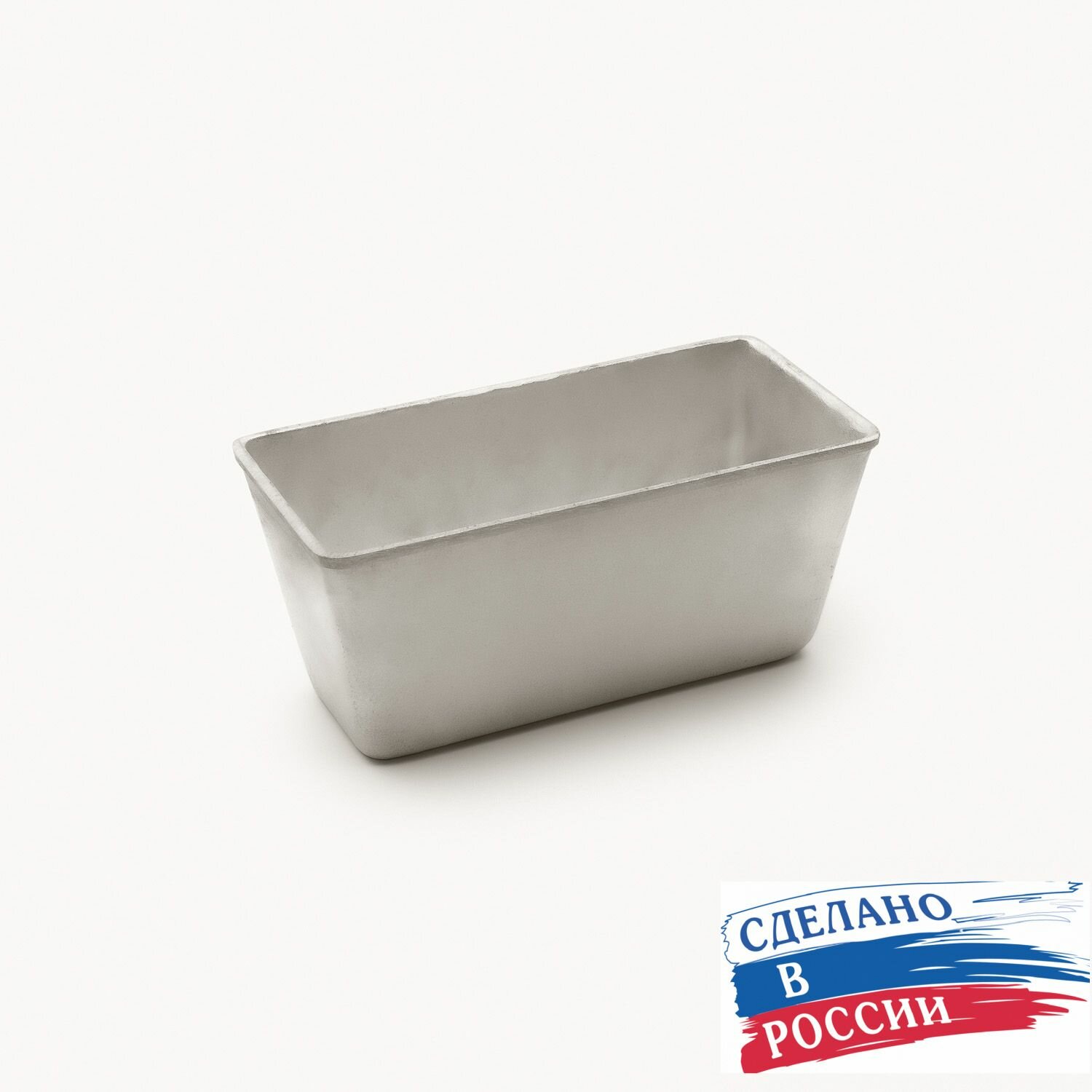 Форма для выпечки хлеба Л-10-2 205х95х95 мм (литой алюминий, Россия)