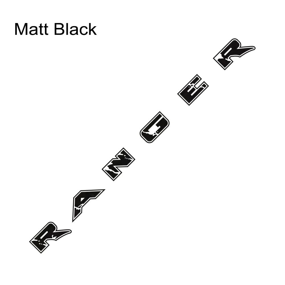 Наклейки Ranger Matt Black для багажника Ford