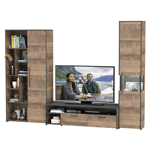 Трувор Гостиная 020, цвет дуб гранж песочный/интра