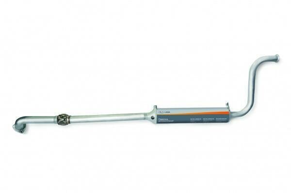 Глушитель дополнительный (алюминизированная сталь) для Лада 110 до 2008 г/в