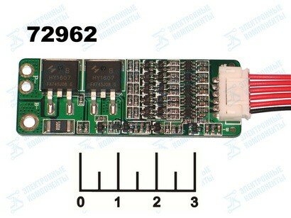 Контроллер заряда для литиевых элементов 18.5V 15A BMS 5S SXT-6022-5S
