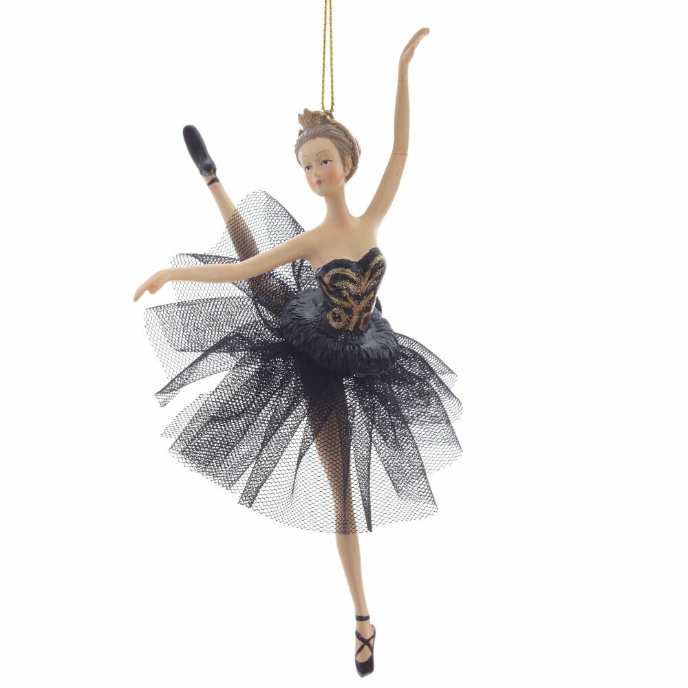 Елочная игрушка Балерина, 16,5х9х18 см KSM-811257