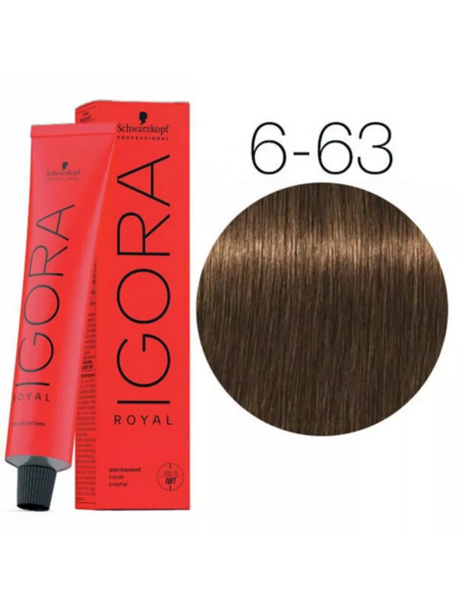 Schwarzkopf Igora Royal 6-63 Темный русый Стойкая крем-краска