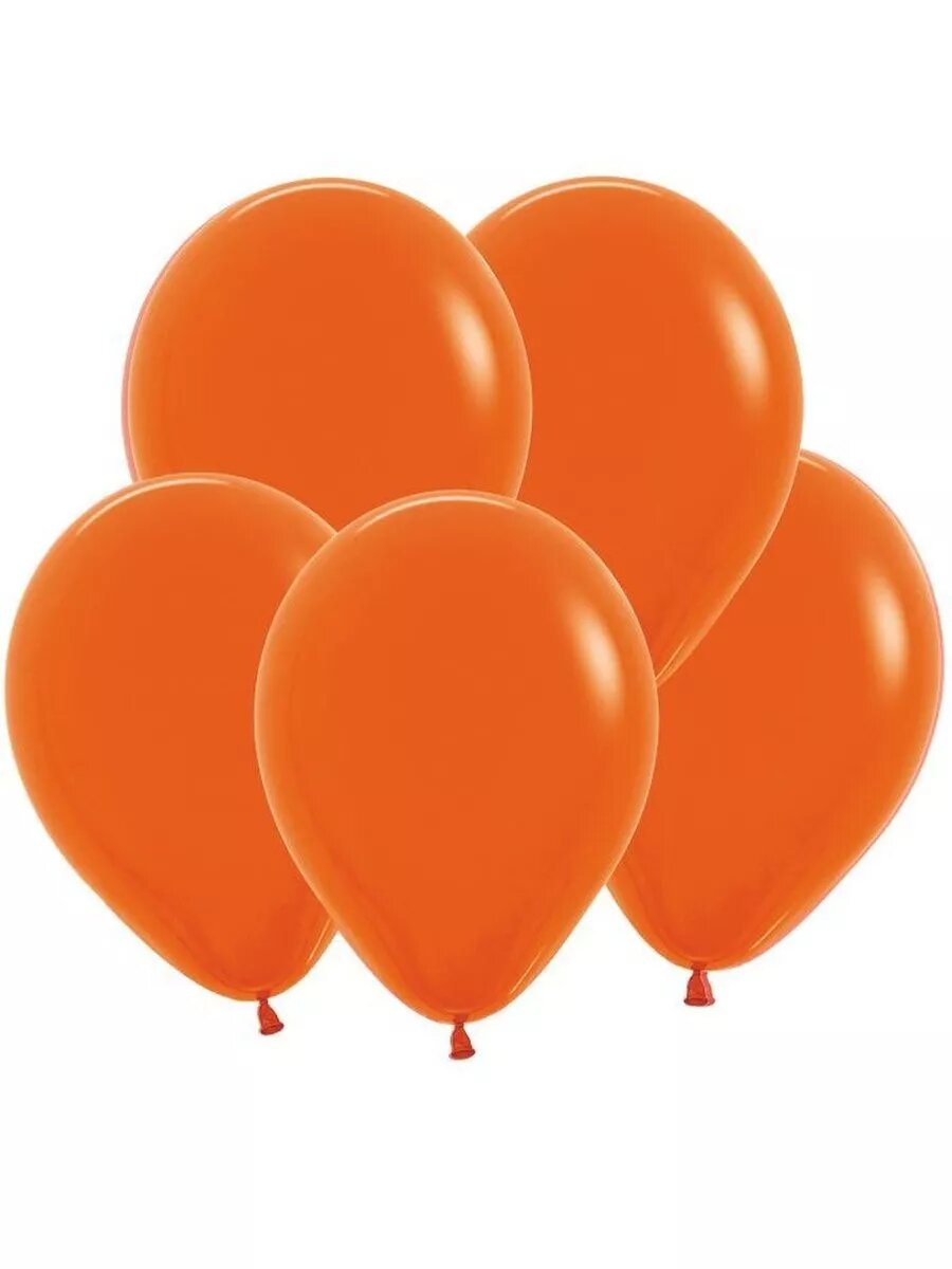 Оранжевый, Пастель / Orange, латексный шар (12"/30 см ) 12 шт. / SEMPERTEX, Колумбия