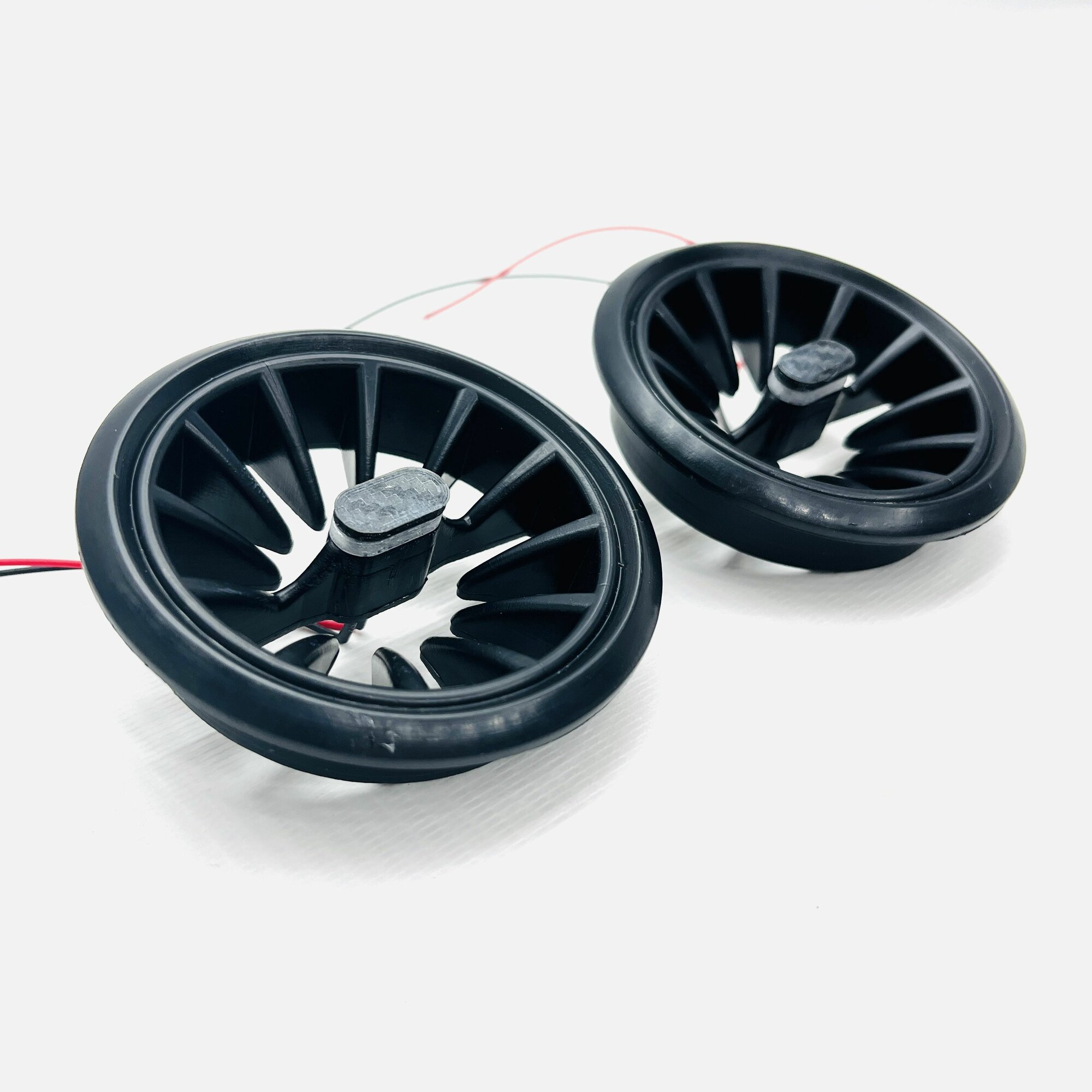 Сопло вентиляции с подсветкой Лада Гранта, Калина 2 / ВАЗ 2190-2194 (синий, стиль АМГ, 2 шт.)