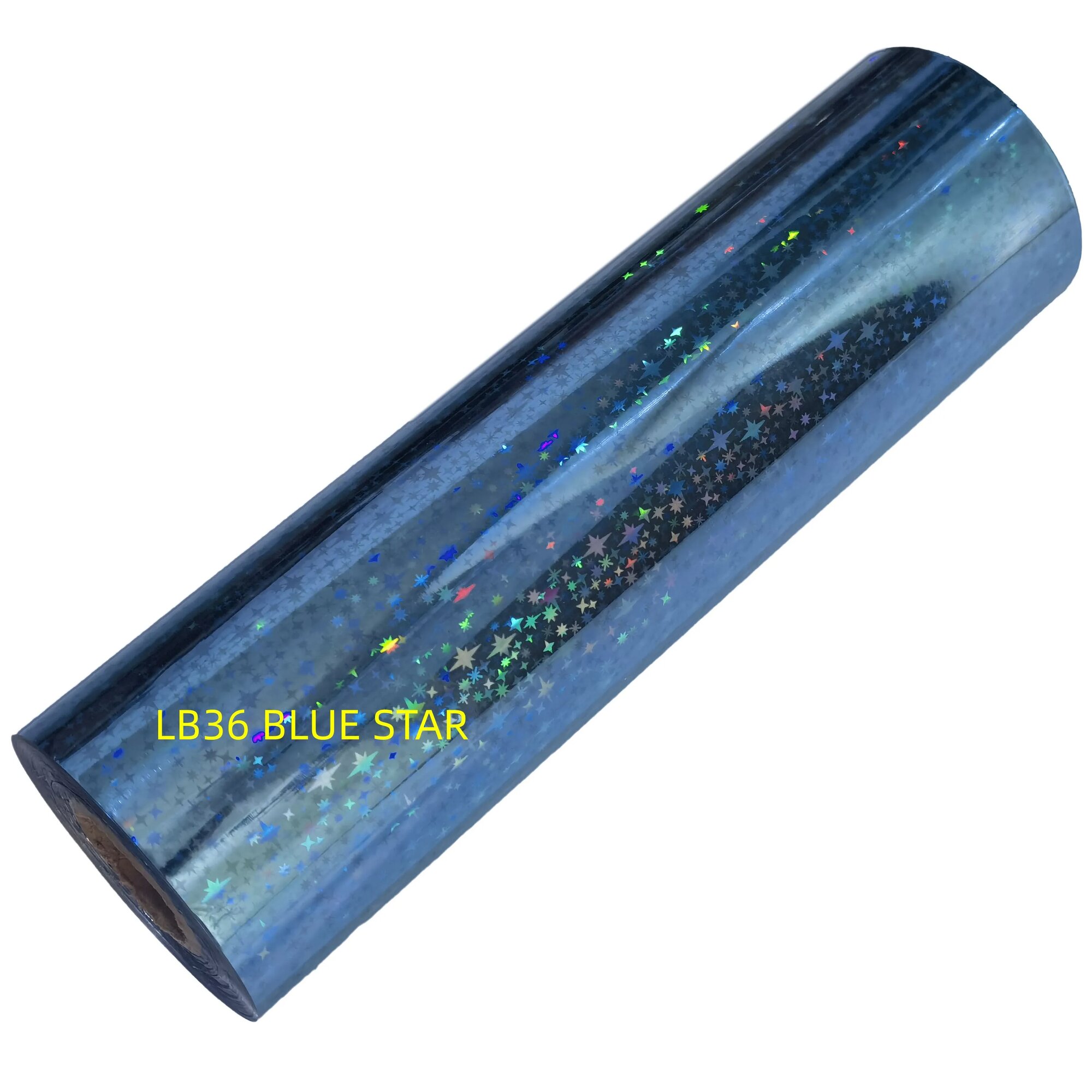 Голографическая фольга LB36 Blue Star, темно-синий