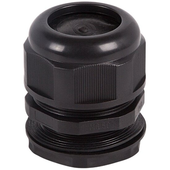 Кабельный ввод Rexant MG-50 (39-30 мм), черный, 6 штук