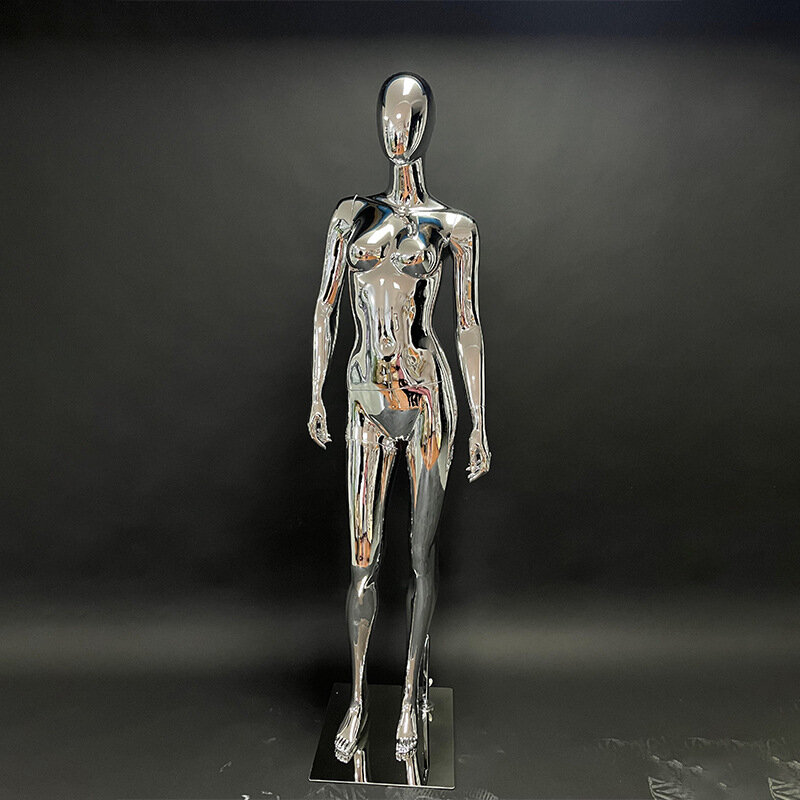 Манекен для магазина, гальваническое покрытие, для демонстрации одежды