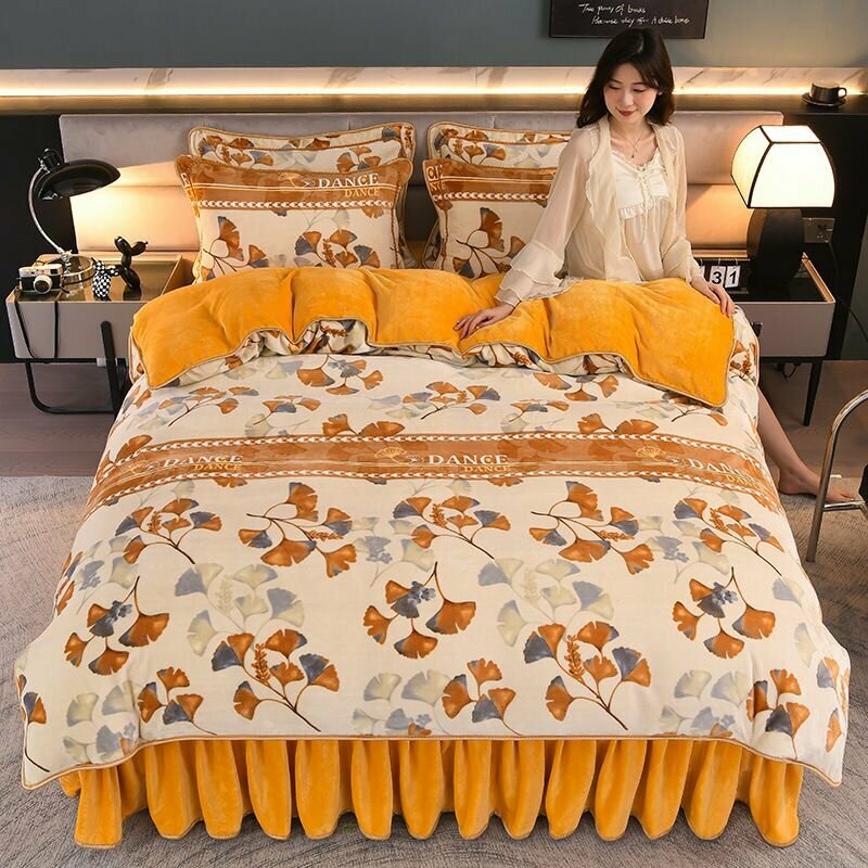 Комплект кровати из четырех предметов 2-х спальное 200х230 см, зимнее