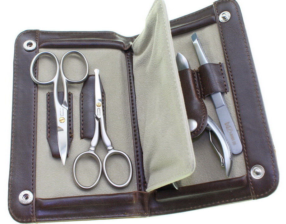 Мужской маникюрный набор Mertz 60019 из Германии, 5 предметов