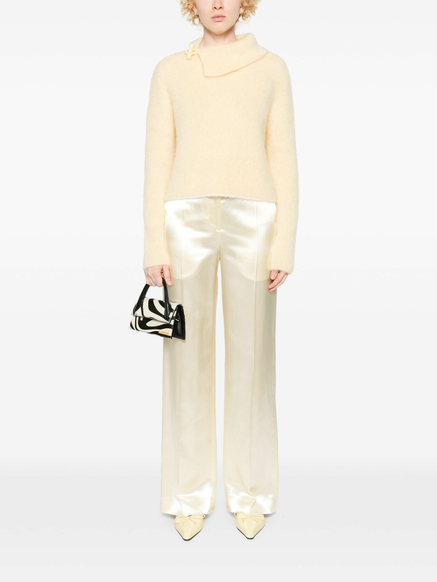 Свитер Jacquemus Le Pull Marina, размер 34 EU, , yellow — фото 1