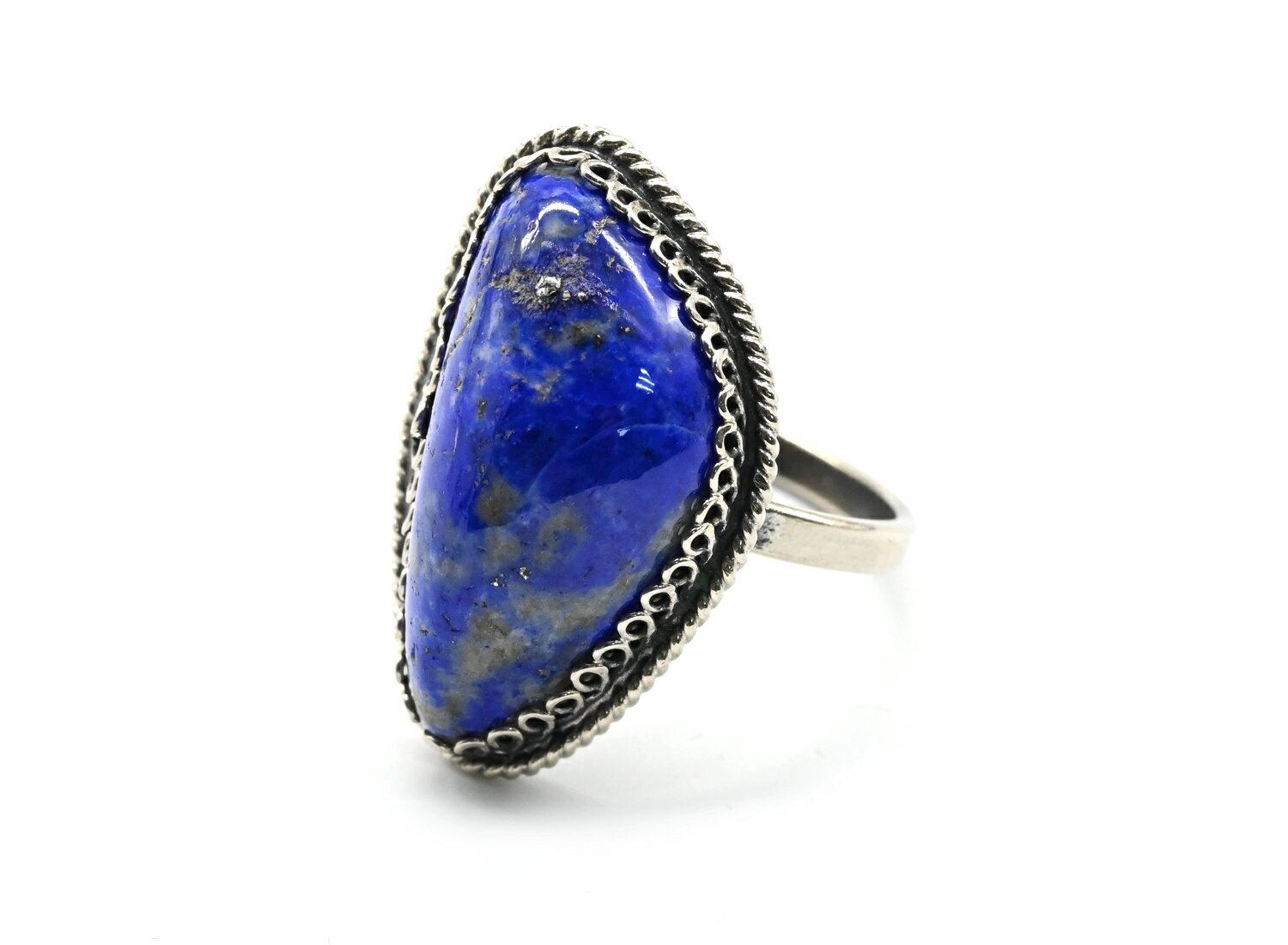 Кольцо, лазурит