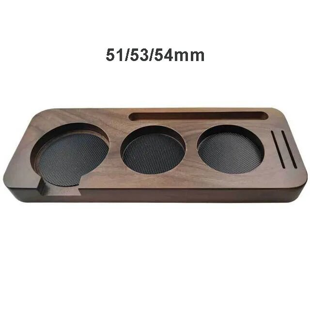 Деревянный держатель для темперов PEISI, walnut-51 53 54mm