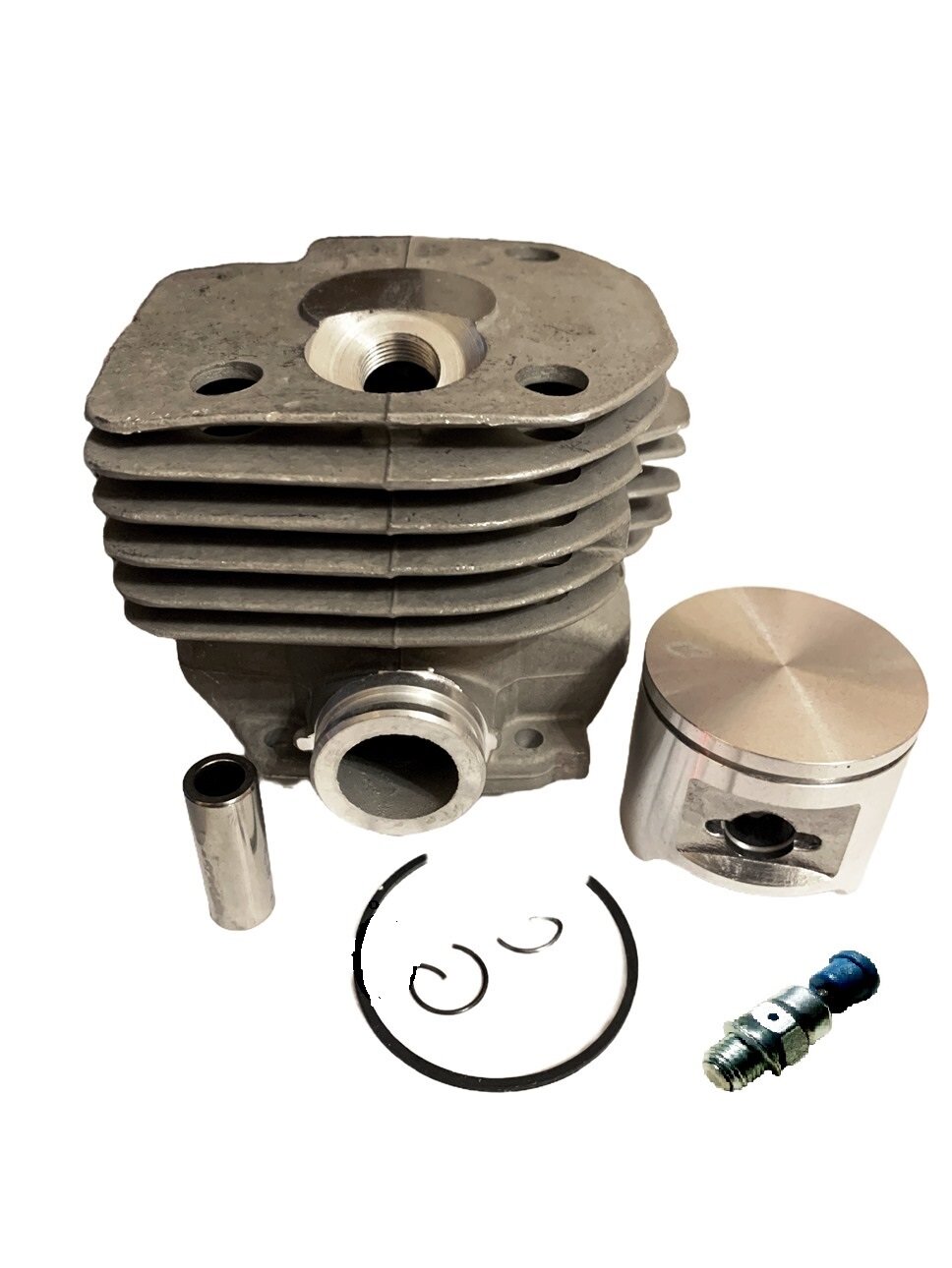 Поршневая группа для цепной бензопилы Husqvarna 365 / 372 . Поршень 48 мм. Декомпрессионный клапан в комплекте.