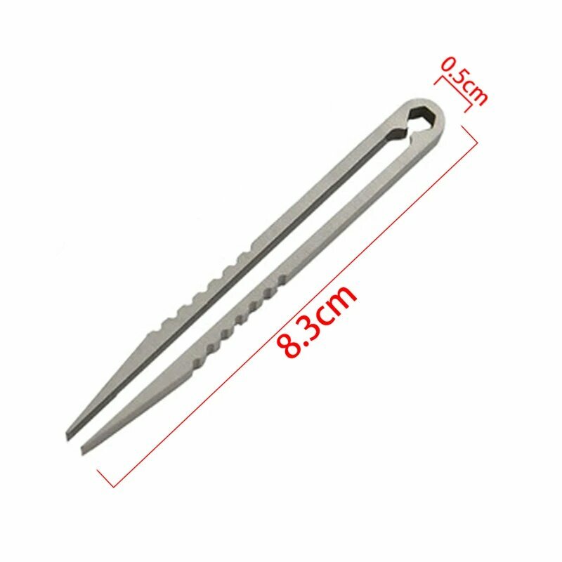 Антистатический титановый пинцет Tegoni Titanium color