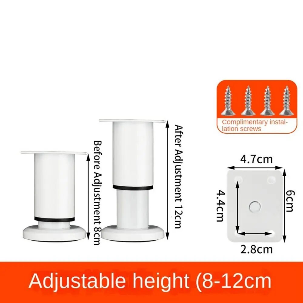 Новые регулируемые опоры для мебели из нержавеющей стали, сменные ножки для стола, Белый, Style 5