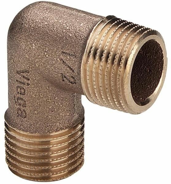 Уголок 1/2ш/ш бронза Viega