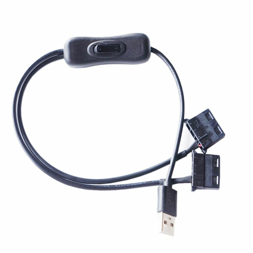 Одноточечный кабель USB-4Pin с двумя переключателями-большая обычная модель 4pin