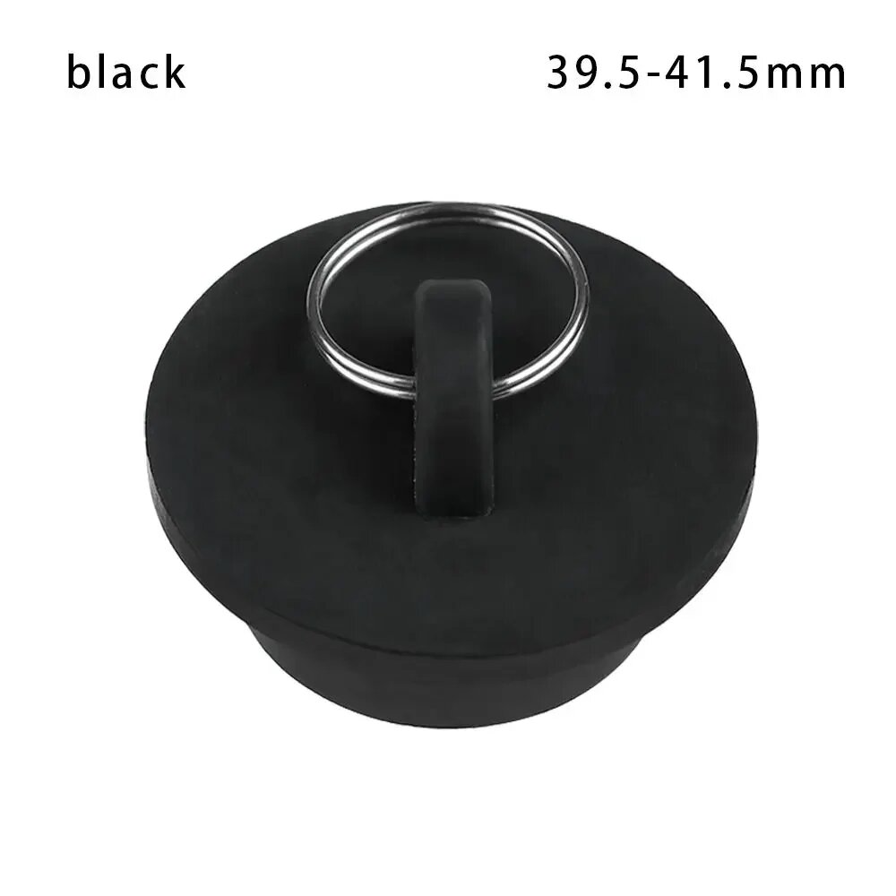Черная пробка для ванной 39.5-41.5mm