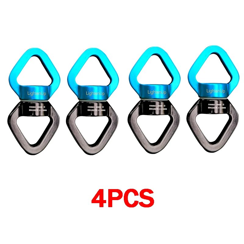 Карабин для скалолазания Lighten Up 30 кН Голубой, rotating ring05
