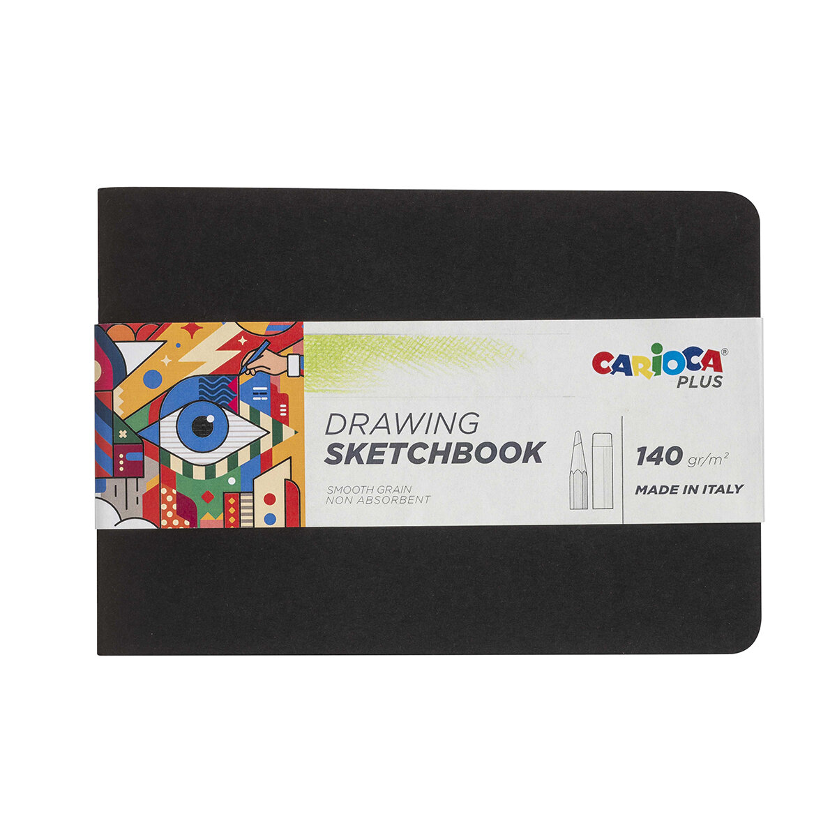 Carioca Plus Скетчбук для рисования карандашами A5, 20 листов, формат компактный 45222-HQ67