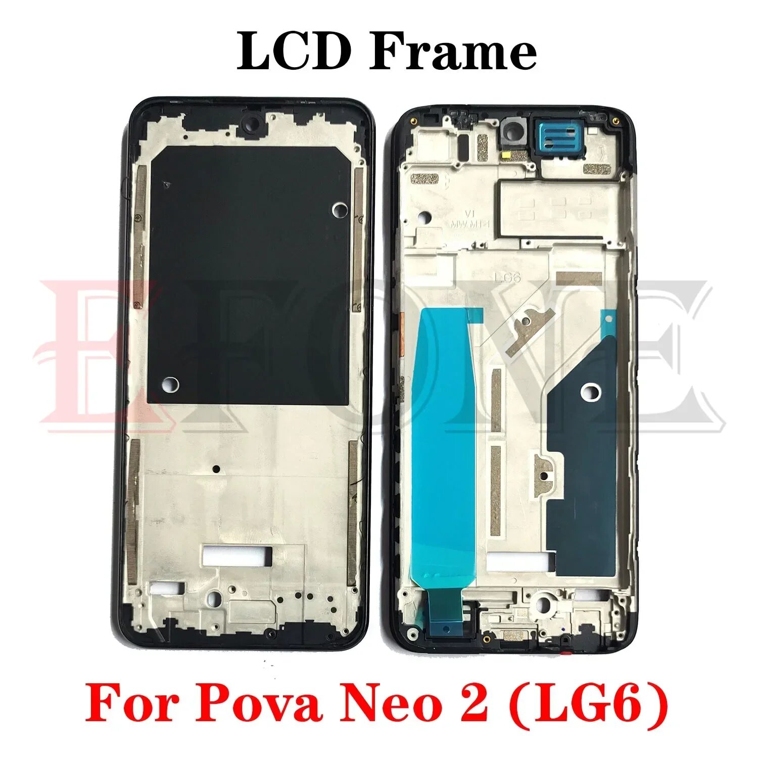 Для Tecno Pova 2 Neo 2 Pop 5 7 Pro средняя рамка Корпус Передняя панель ЖК-дисплея Pova Neo 2