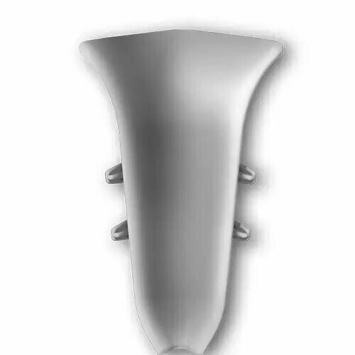 Внутренний угол Классик 55 мм Металлик серебристый 081