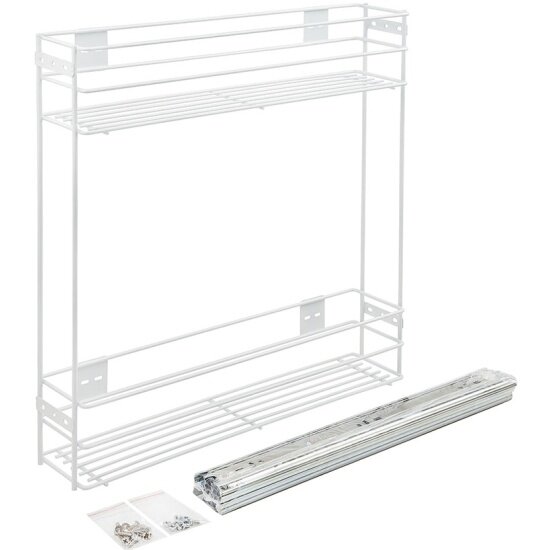 Бутылочница Lemax Prof 150 мм, с боковым креплением, белый (VK-01-150WT)