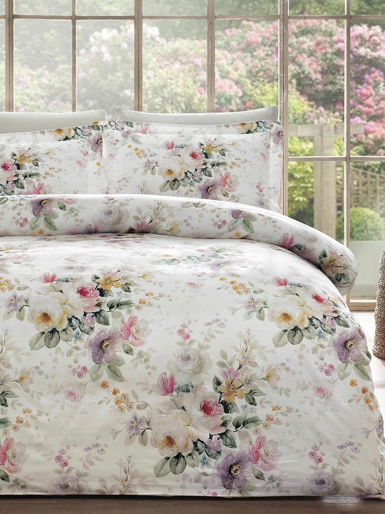 Постельное белье Tivolyo Home FINOLA сатин люкс евро