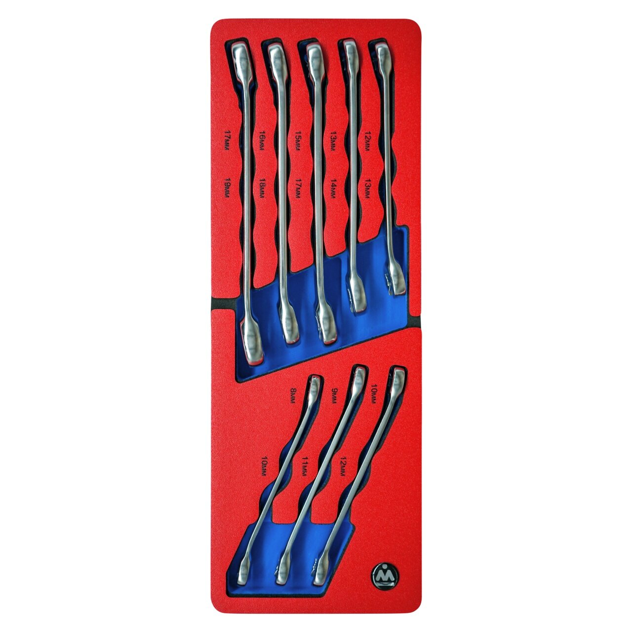 Набор разрезных ключей, ложемент, 8 предметов мастак 5-25108