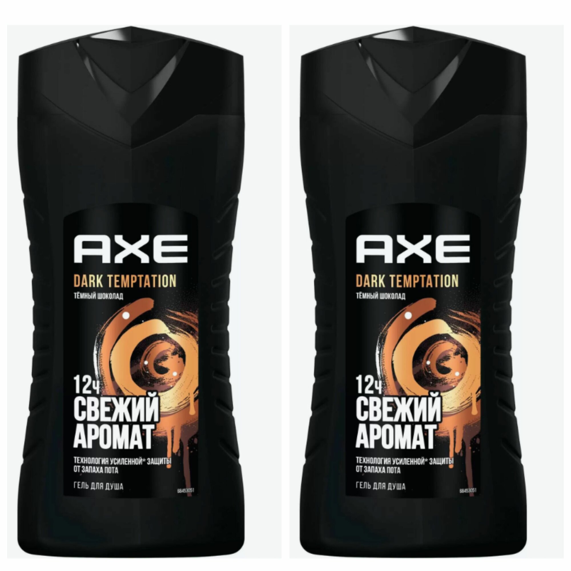 Гель для душа AXE Dark Temptation 2 шт х 250 мл