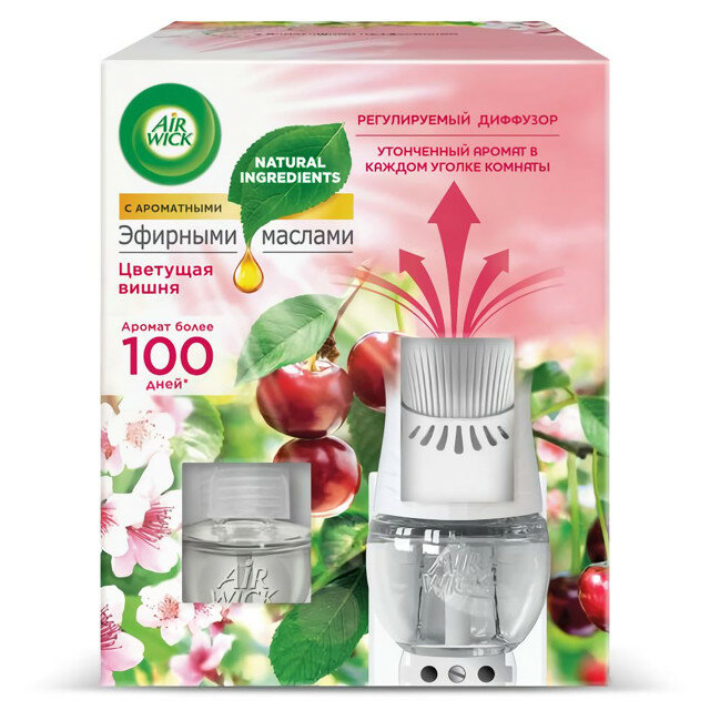 Аромадиффузор AIR WICK Цветущая вишня 19мл со сменным флаконом