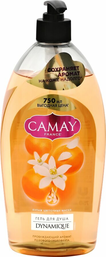 Гель для душа CAMAY Dynamique, 750мл