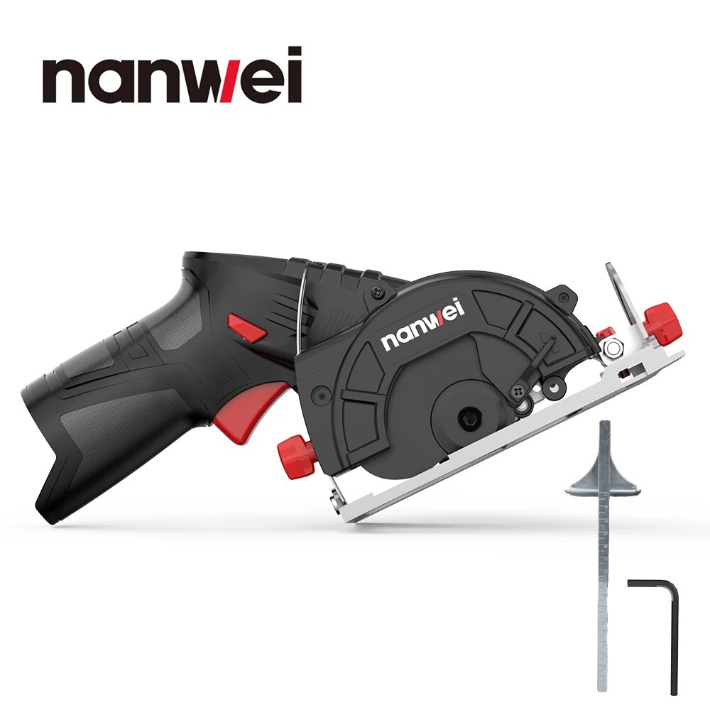 NANWEI Портативная циркулярная пила 12В NW5398-0C