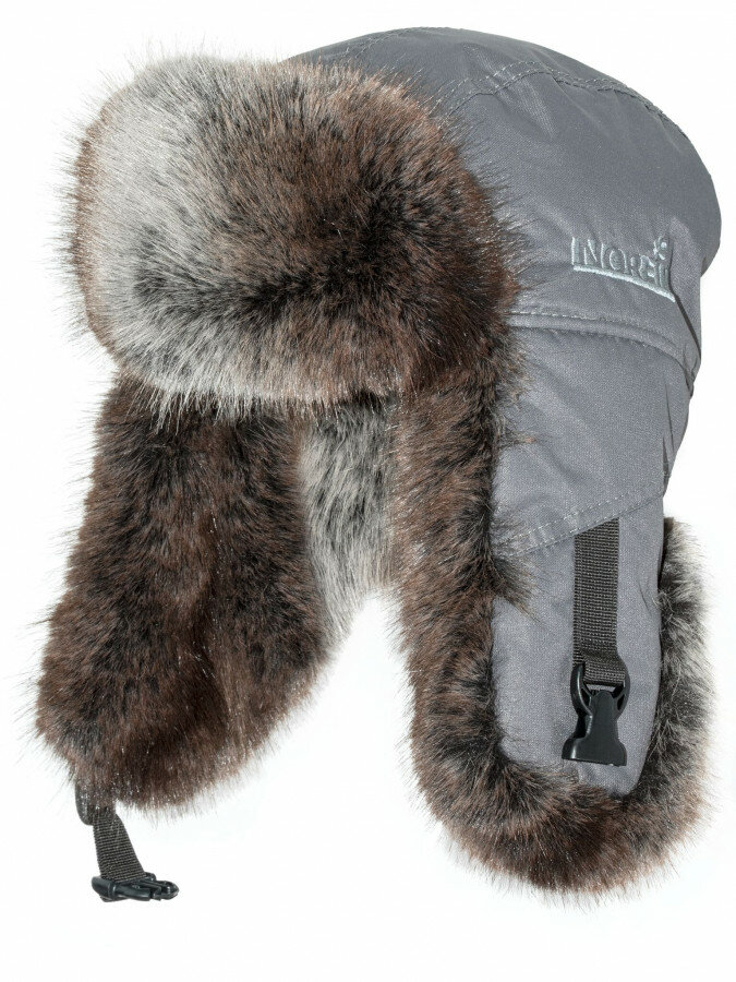 Шапка-ушанка Norfin EXTREME PRO GREY(серый р. XL)