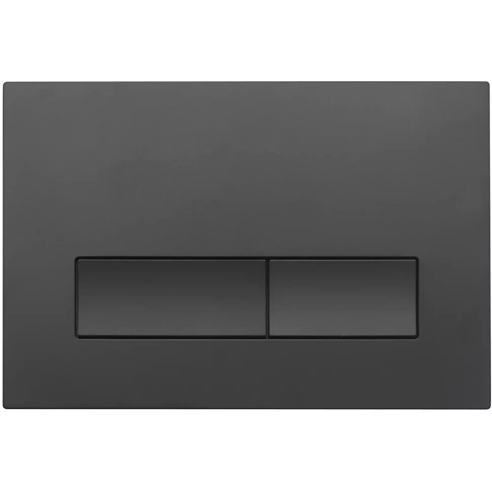 Кнопка смыва VECONI FLUSH V1, черный матовый, для инсталляций