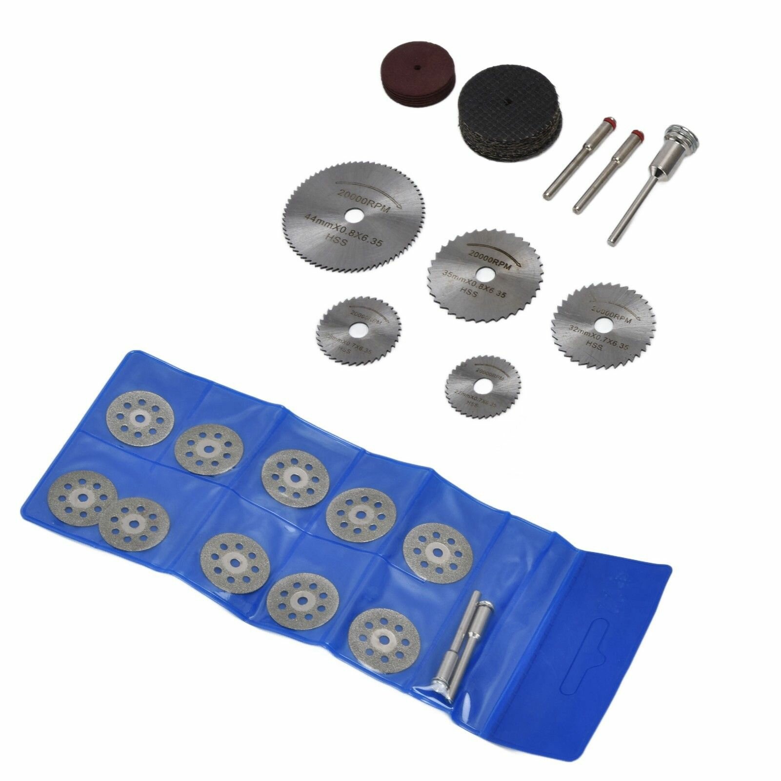 Набор 40 отрезных кругов HSS Диски для циркулярной пилы Диски для резки смолы Алмазные отрезные круги