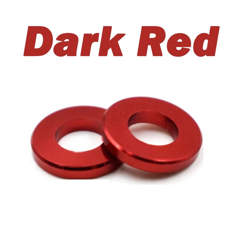 Алюминиевые шайбы Dark Red 8x15x2 мм, 10 шт