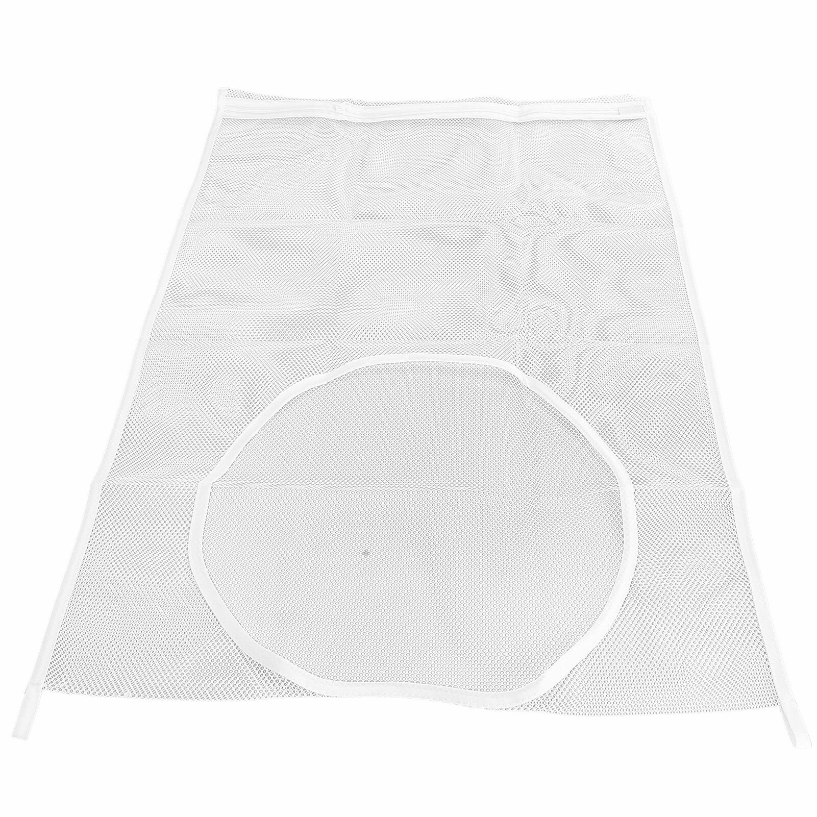 Белая утолщенная сумка для хранения белья, настенная сетчатая сумка для игрушек для стирки в ванной комнате (без сетки)