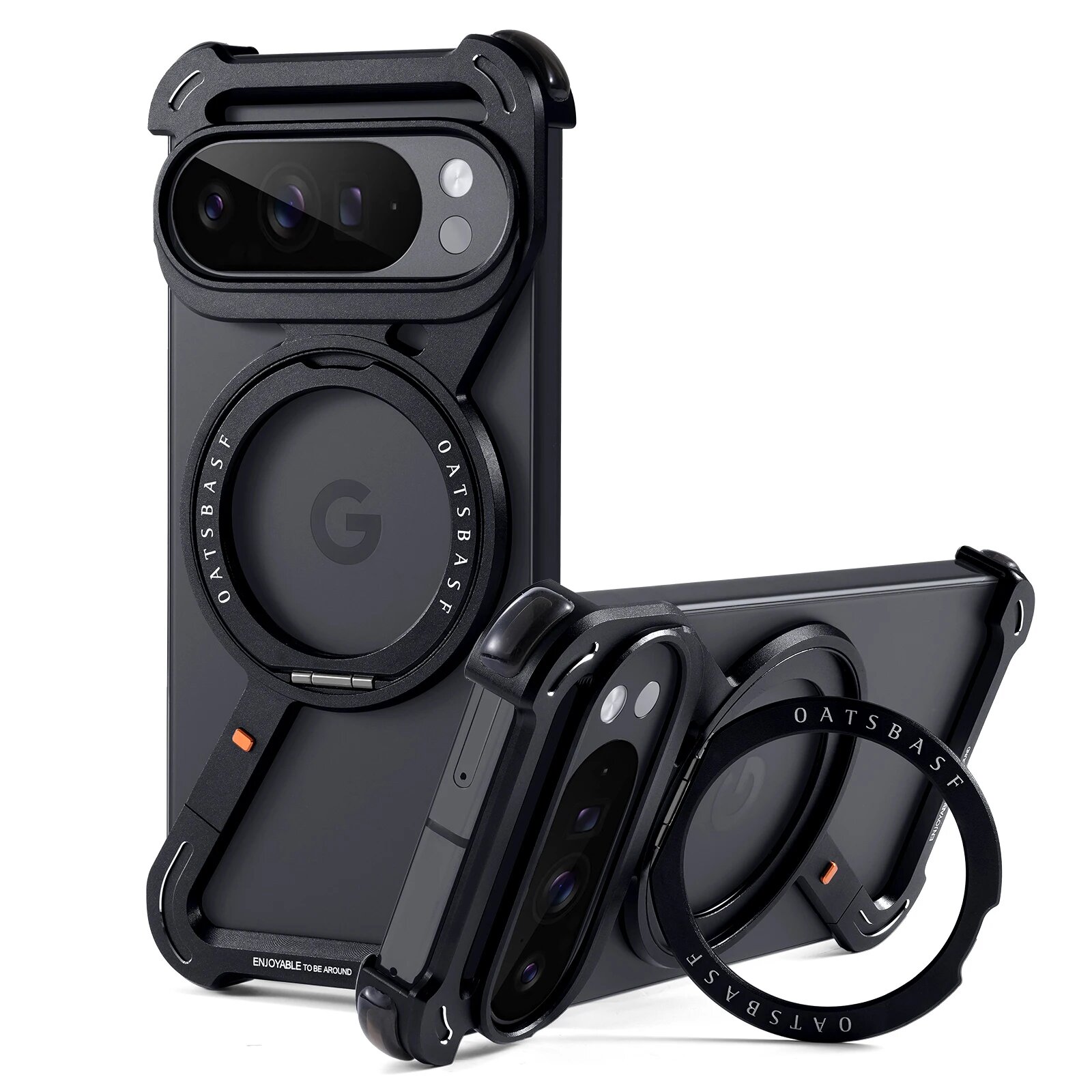 Чехол Oatsbasf на Google Pixel 10 Pro, магнитный, вращающийся