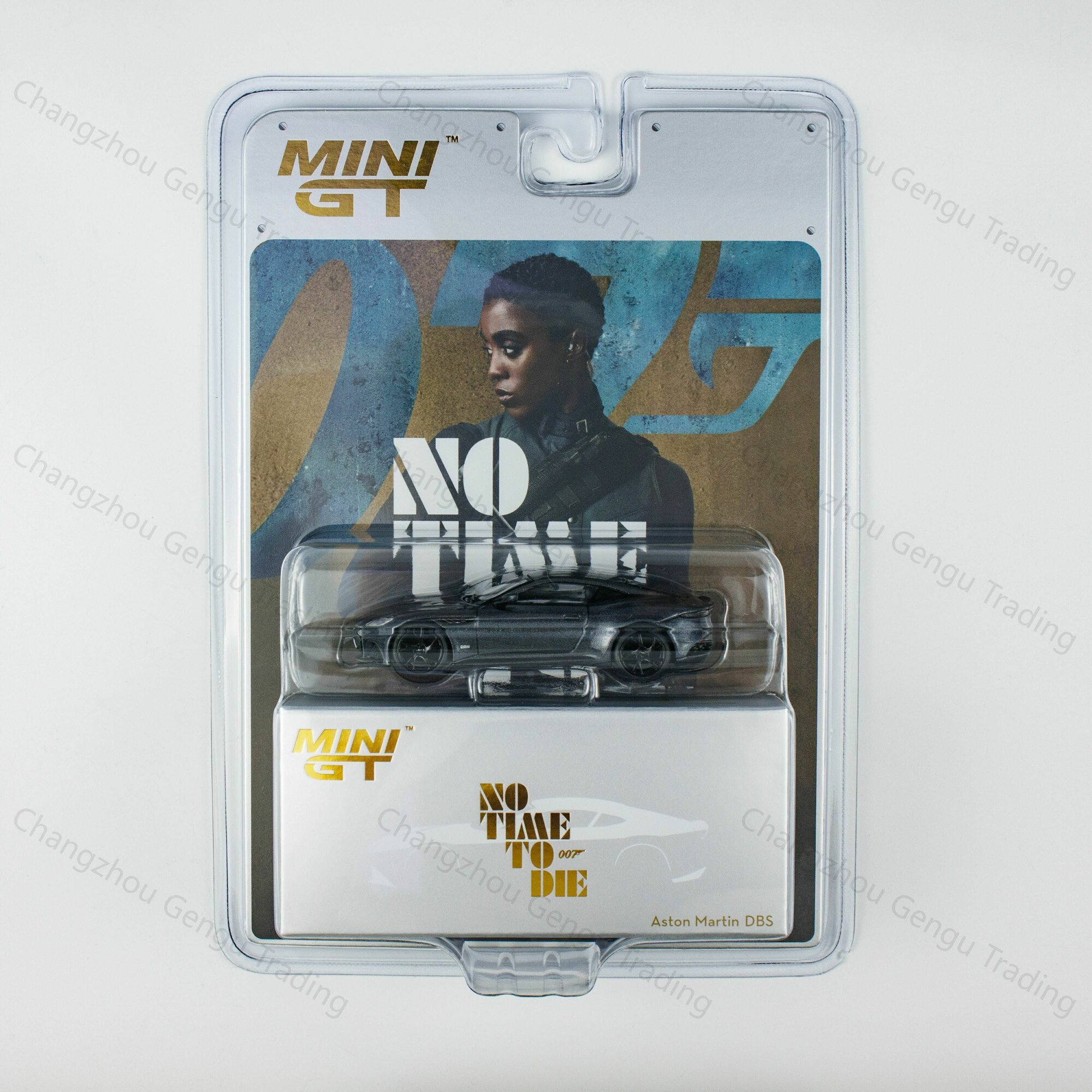 MINIGT 1:64 Aston Martin DBS No Time To Die English Blister Packaging отлитая под давлением модель гоночного автомобиля Игрушки