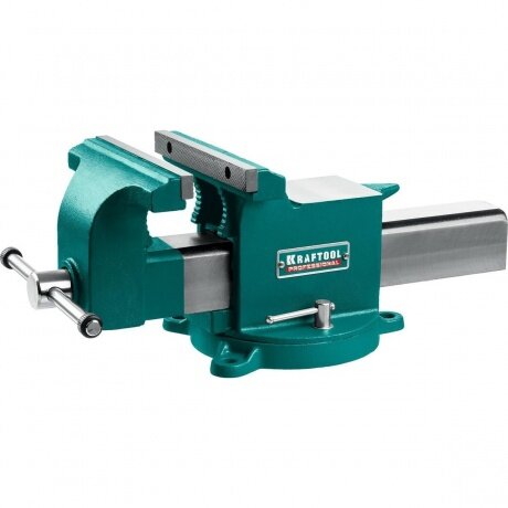 Тиски слесарные стальные KRAFTOOL STEEL, 200 мм, (32701-200)