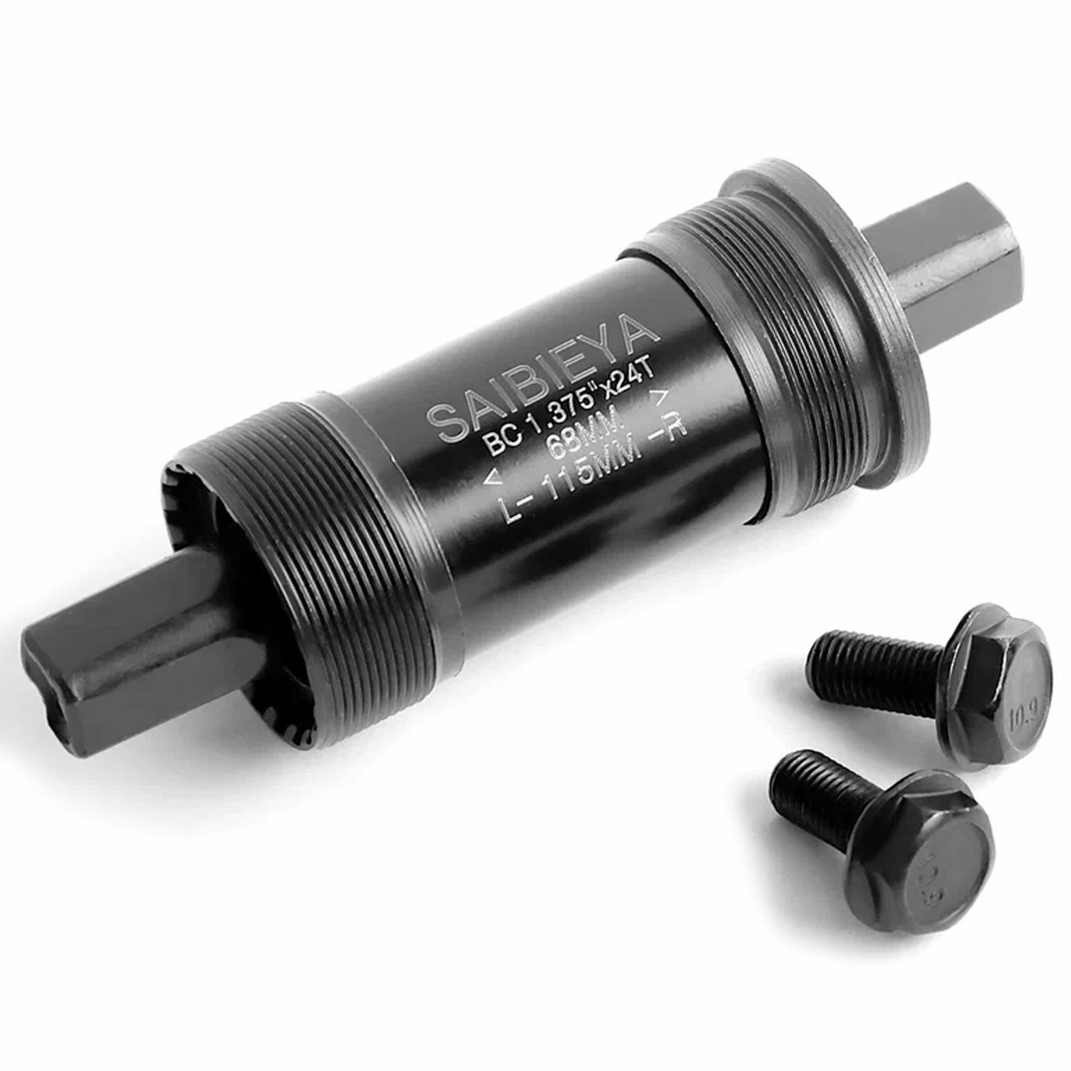 Каретка-картридж "Say Bie Ya" с пром. подш, под квадрат, ось 115мм, стакан 68мм, резьба 1.37'* 24T