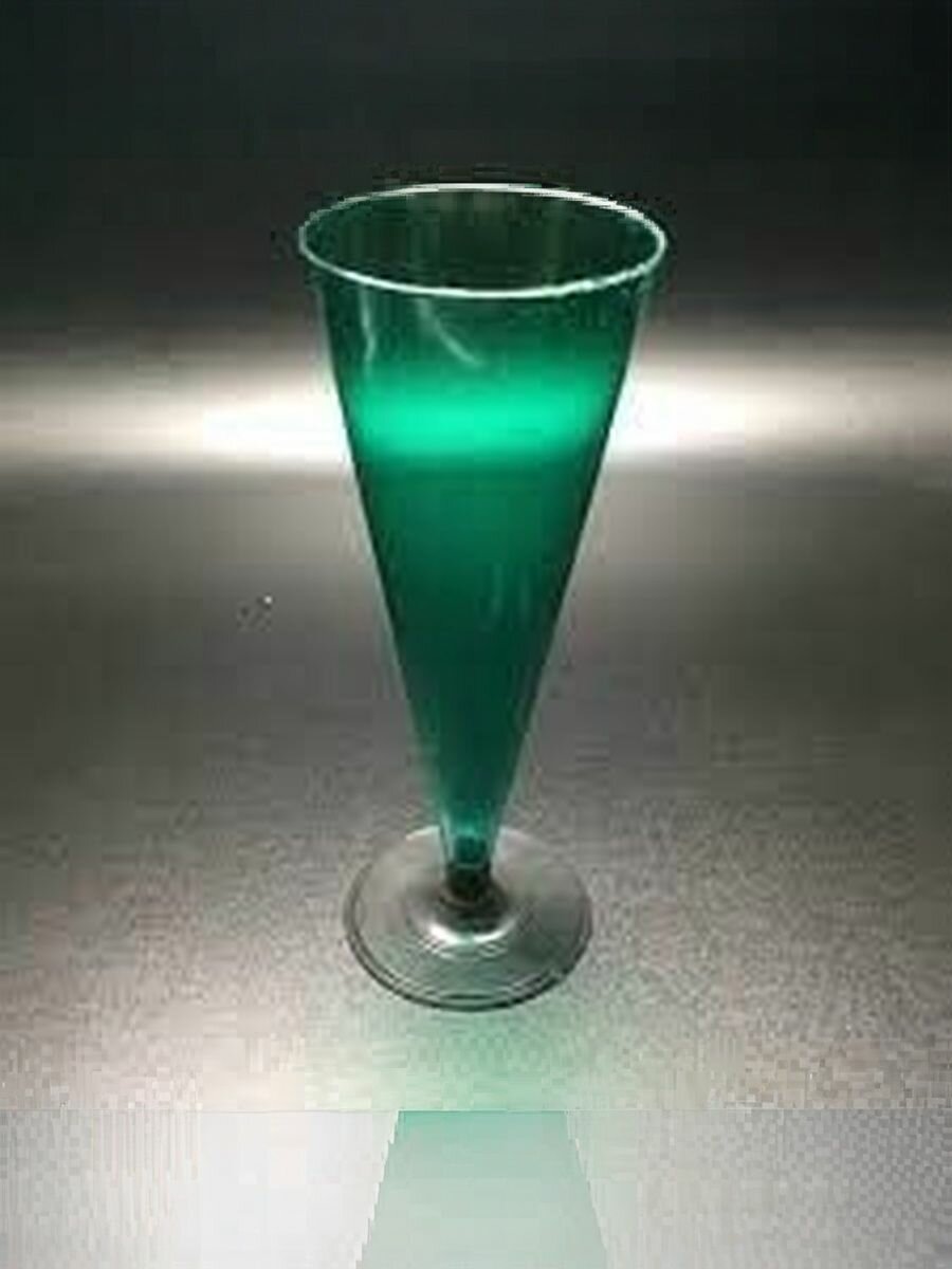 Фужер 180мл "Кристалл" зеленый, материал полистирол, 30шт.