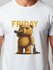 Футболка PRINTSHOT, 1 шт., размер L, белый
