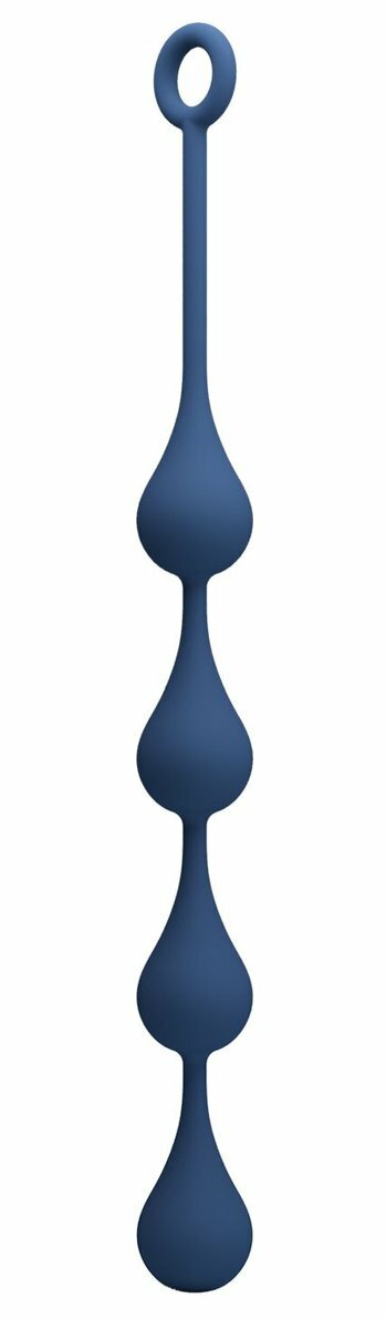 Синяя анальная цепочка 42,6 см Baile