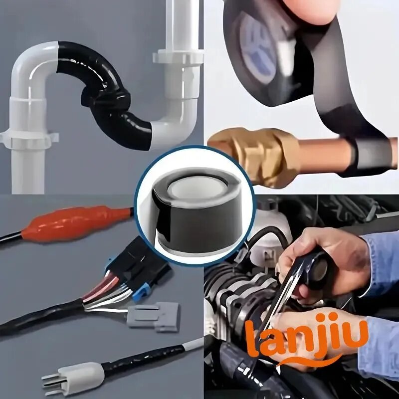 1,5 метра самозатвердевающая силиконовая ремонтная лента для труб