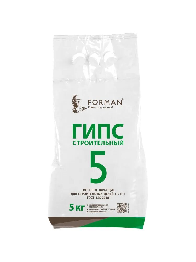 Гипс строительный Forman Г-5 БII 5 кг