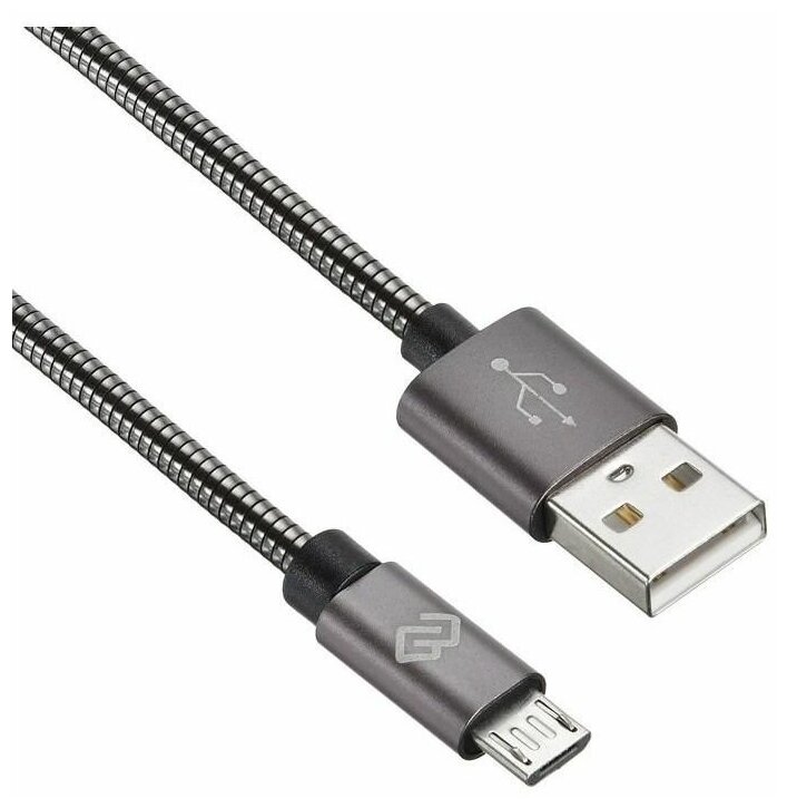 Кабель Digma USB A(m) micro USB B (m) 0.15 м, черный
